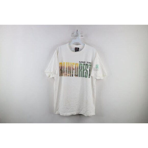 Vintage | Shirts | Vintage 9s Streetwear Mens Xl Earth Day Save The ...
